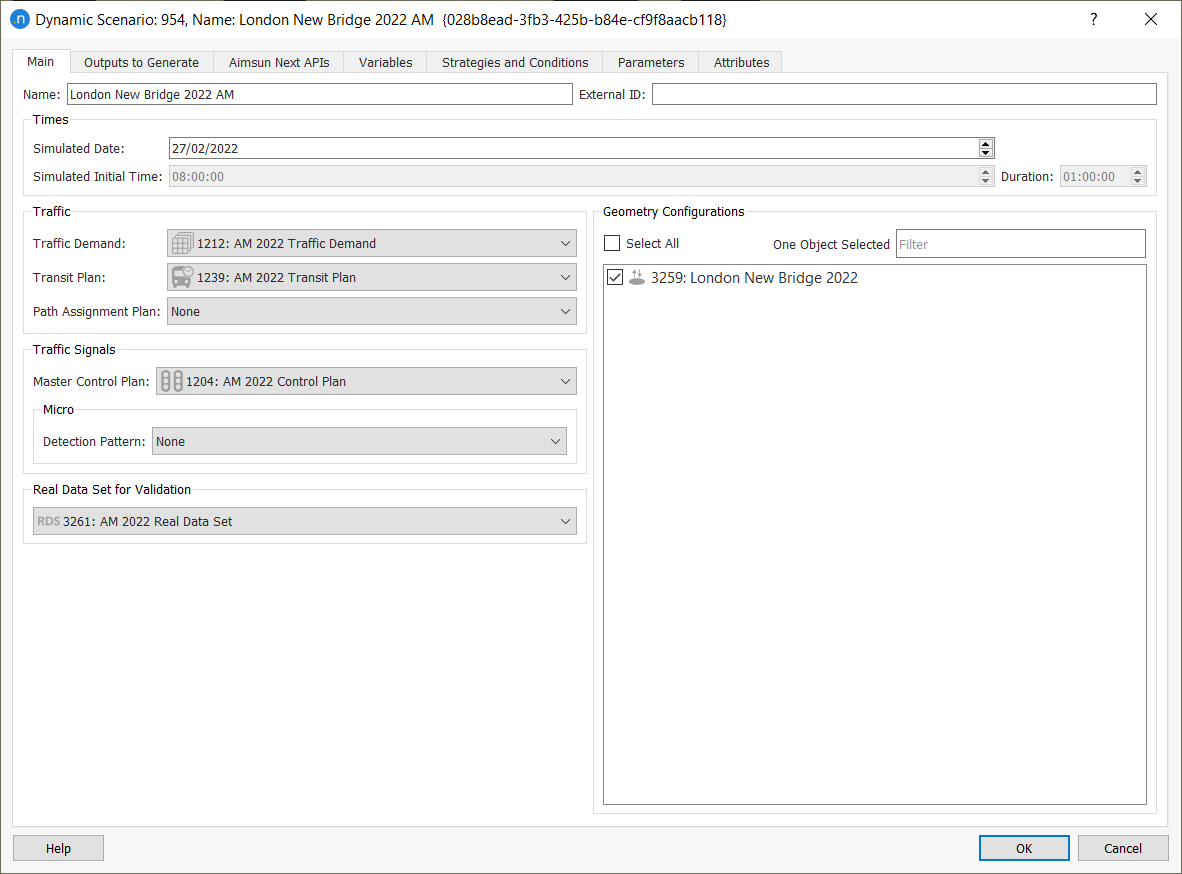 Creating Scenarios, Experiments, Results and Replications - Aimsun Next ...